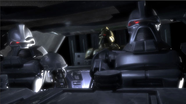 File:Cylon War-era Raider cockpit, "Razor".jpg - Battlestar Wiki